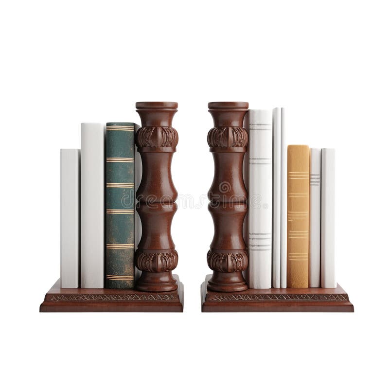 Bookends Against Transparent Background Ai Generated Stock Illustration ...