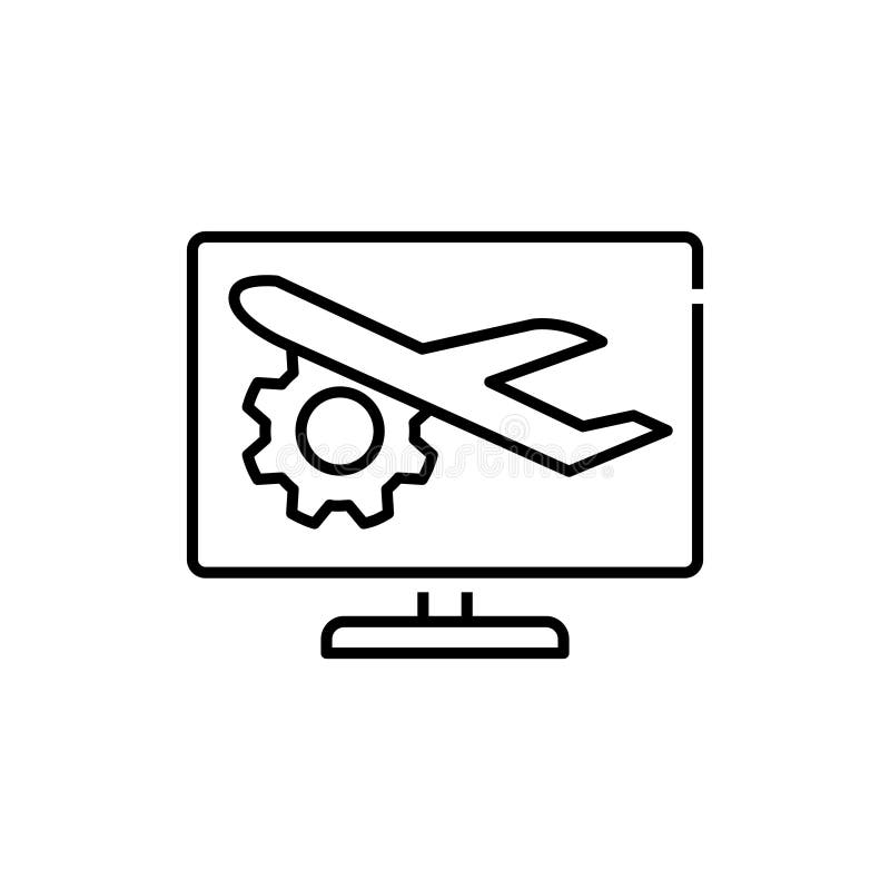 Booking Icon, Vector Illustration Stock Vector - Illustration of ...