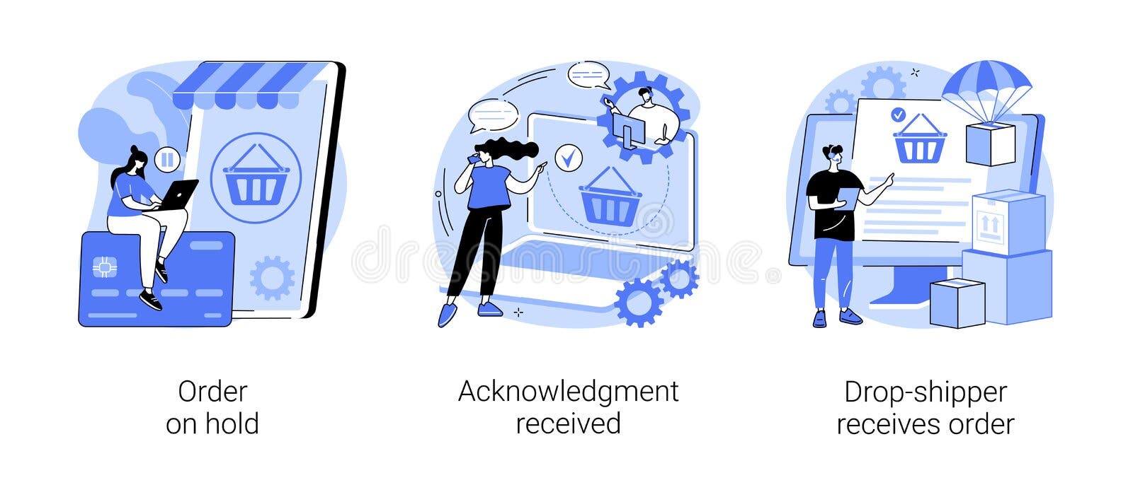 Acknowledgment Received Abstract Concept Vector Illustration. Stock ...