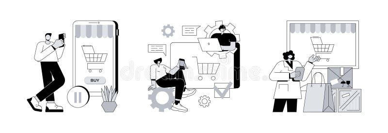 Booking Processing Abstract Concept Vector Illustrations. Stock Vector ...