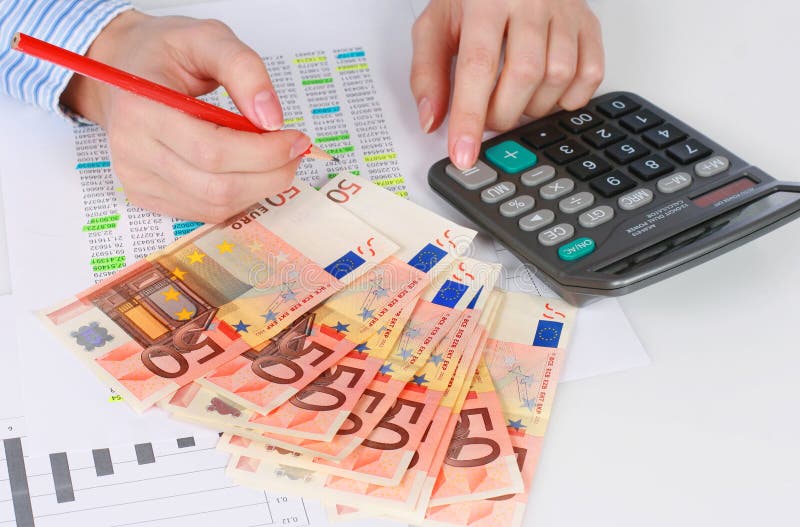 Bookkeeper. stock photo. Image of analysis, economy, financial - 18328418