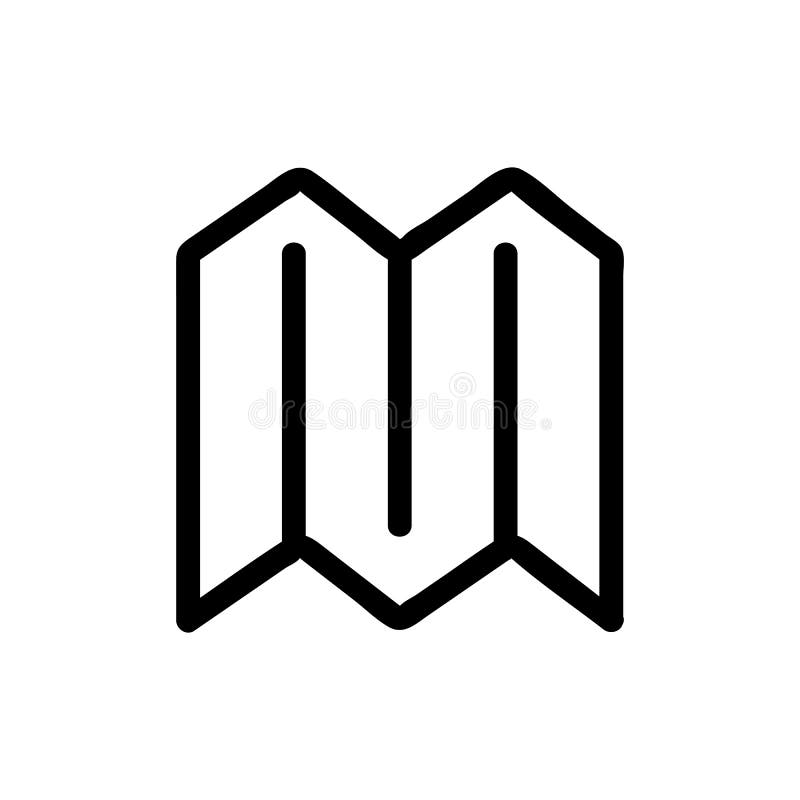 Booklet Icon Vector. Isolated Contour Symbol Illustration Stock Vector ...