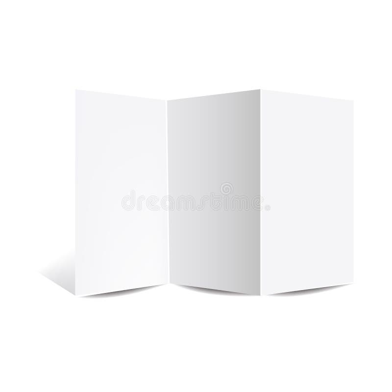 Booklet Mockup Isolated Transparent Background Stock Vector ...