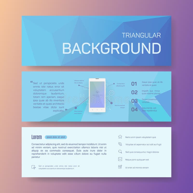 Booklet, Rectangle, Magazine Poster, Flyer Stock Vector - Illustration ...