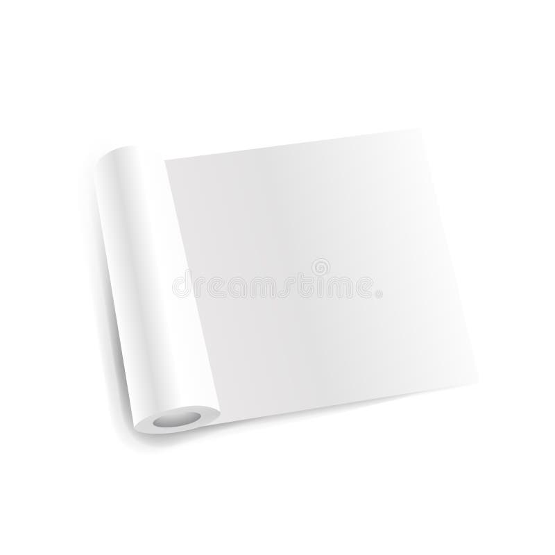 Booklet Mockup Isolated Transparent Background Stock Vector ...