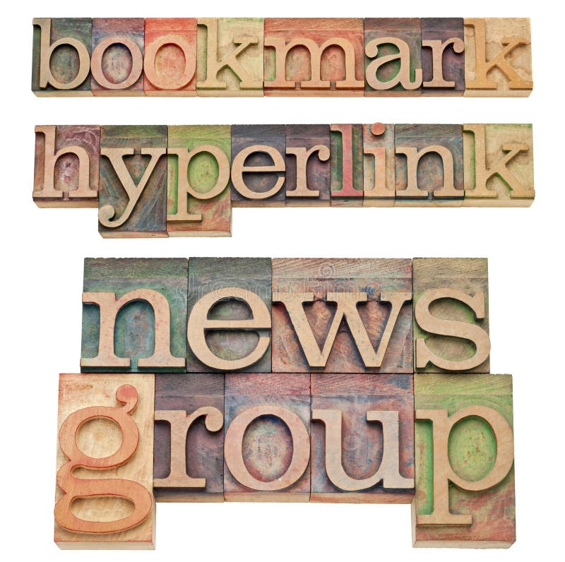 Bookmark, Hyperlink and Newsgroup Stock Photo - Image of community ...