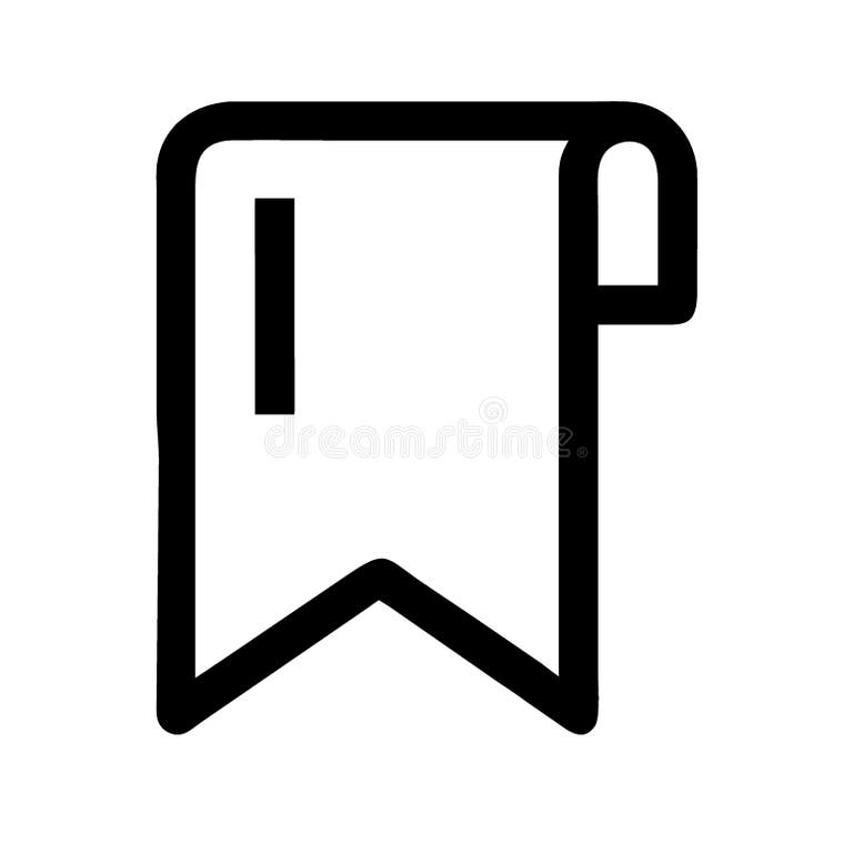 Bookmark Icon Save and Favorite Label Symbol Stock Illustration ...