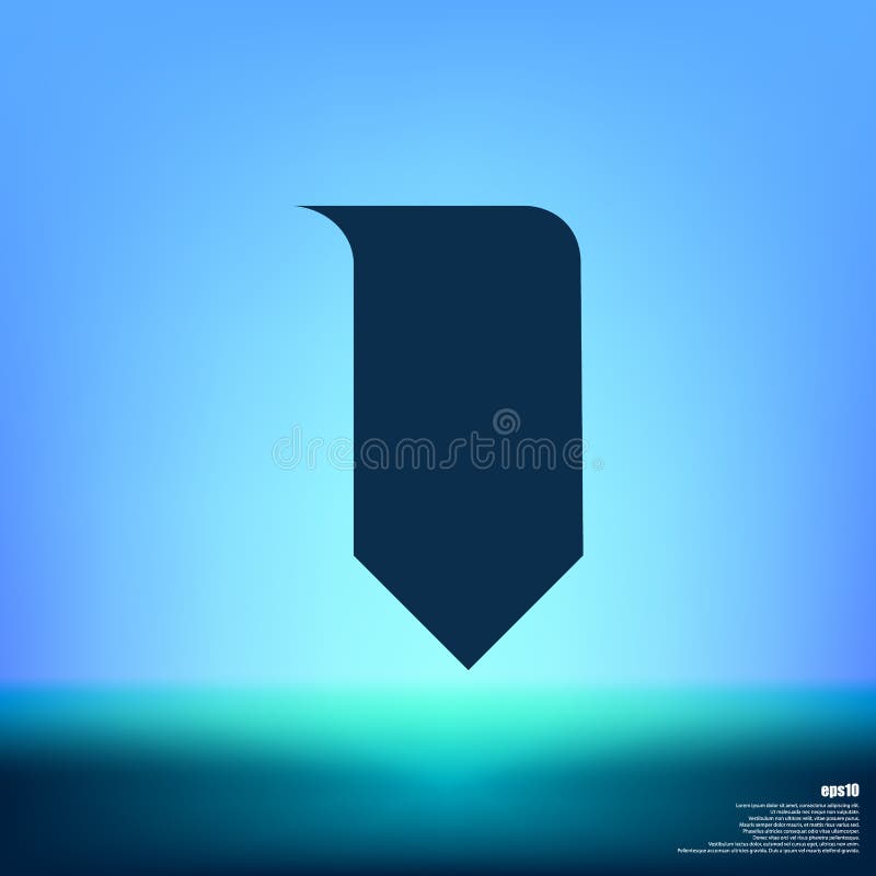 Bookmark icon stock illustration. Illustration of mark - 83164000
