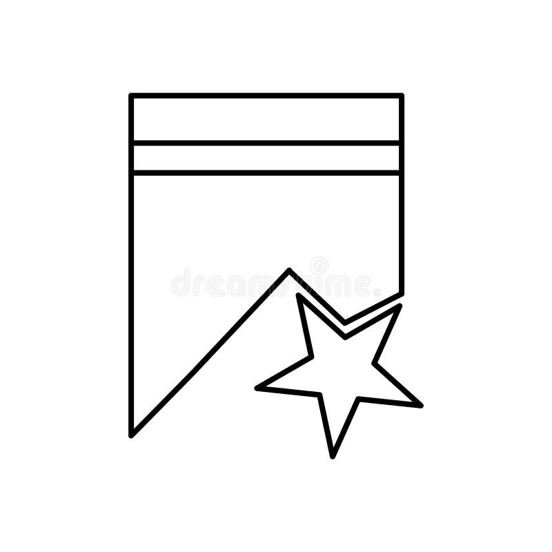 Bookmark Icon Vector Sign and Symbol Isolated on White Background ...