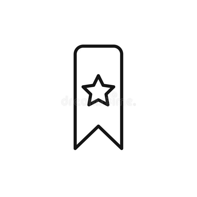 Bookmark Icon Vector Set Collection for Web Stock Vector - Illustration ...