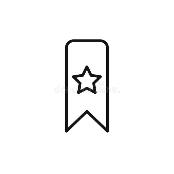 Bookmark Icon Vector Set Collection for Web Stock Vector - Illustration ...