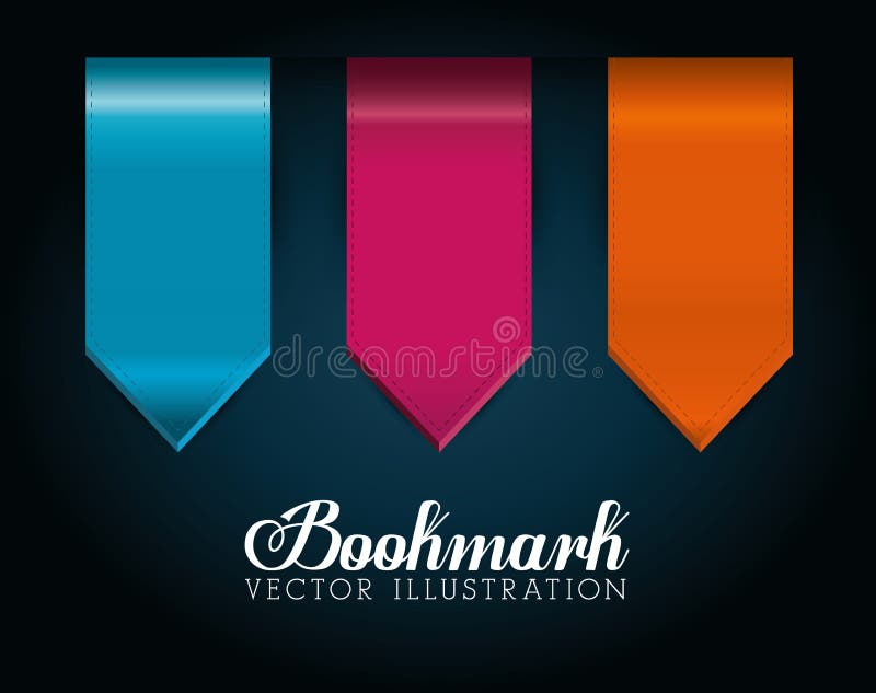 Bookmark icons stock vector. Illustration of library - 62773619