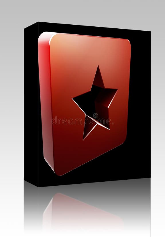Bookmark Navigation Icon Box Package Stock Illustration - Illustration ...