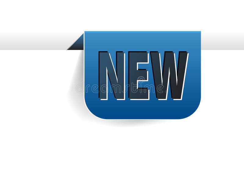 What s New stock illustration. Illustration of text, blue - 16159280
