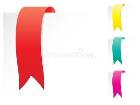 Bookmark ribbon stock vector. Illustration of design - 26473343