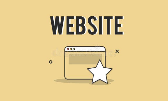 Bookmark Star Web Page Concept Stock Illustration - Illustration of ...