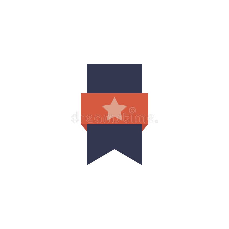 Bookmark Vector Icon Symbol Isolated on White Background Stock Vector ...