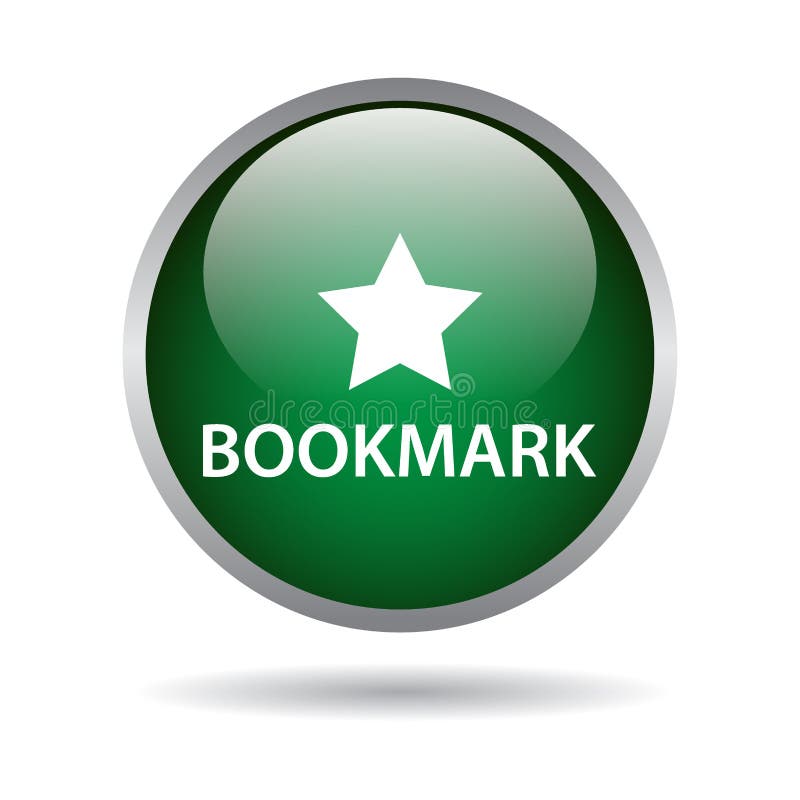 Bookmark web button icon stock illustration. Illustration of movies ...