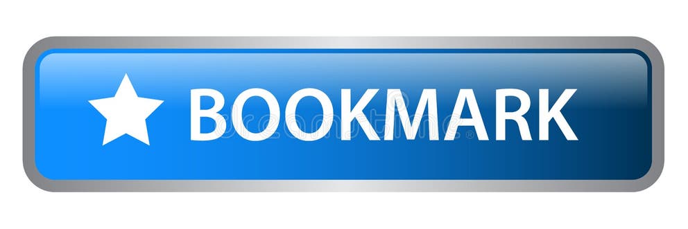 Bookmark web button stock illustration. Illustration of online - 119411451