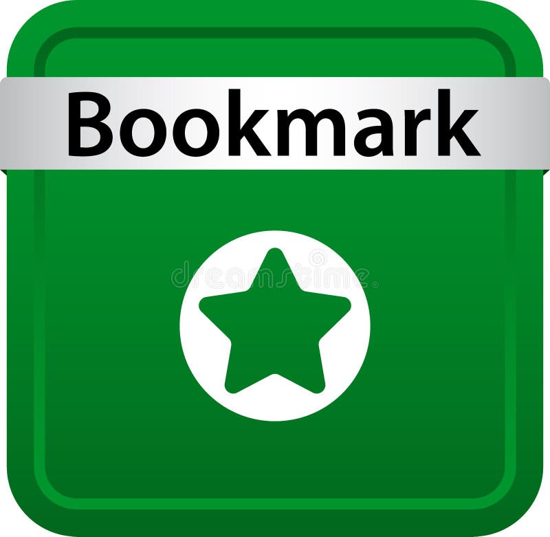Bookmark web button icon stock illustration. Illustration of movies ...