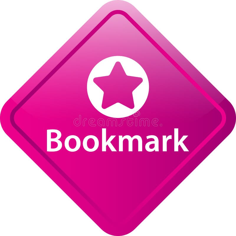 Bookmark web button icon stock illustration. Illustration of movies ...