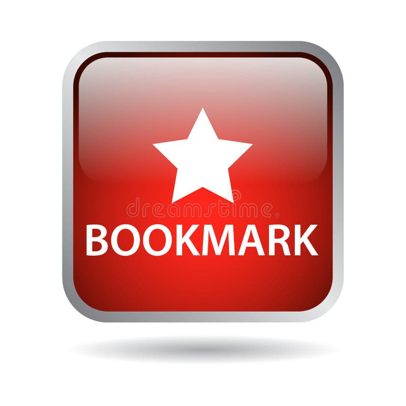 Bookmark web button icon stock illustration. Illustration of listed ...