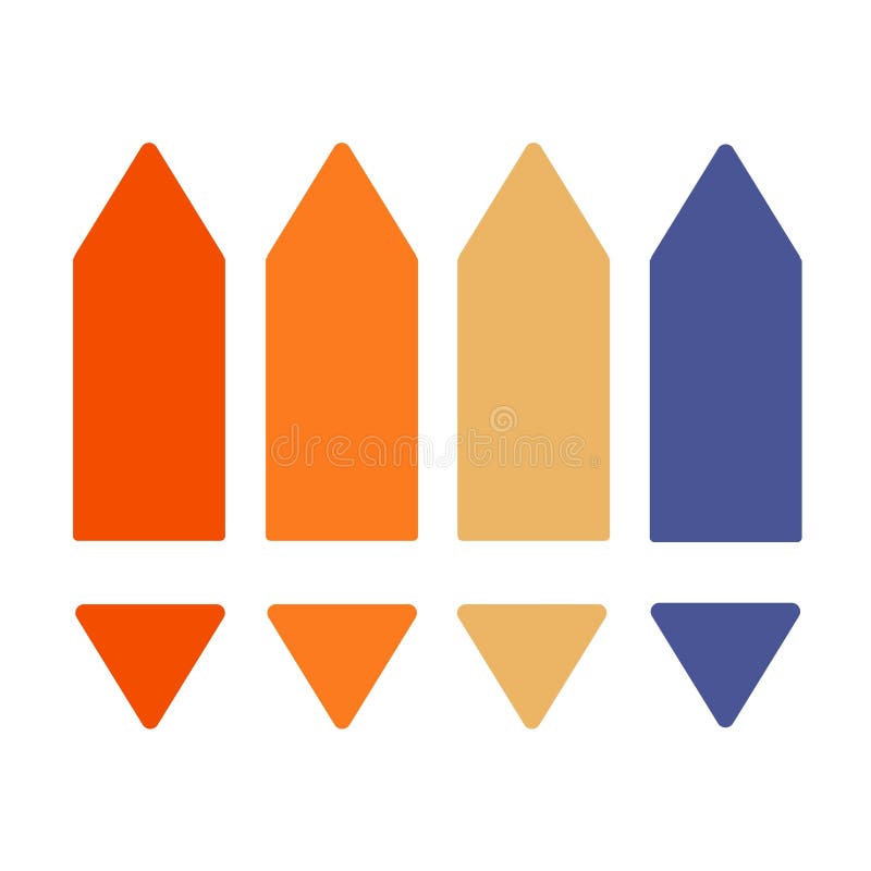 Bookmarks Set Illustration. Colored Bookmarks Stock Illustration ...