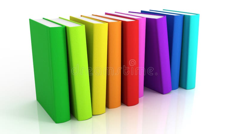 Colourful Books Stock Illustrations – 5,568 Colourful Books Stock ...