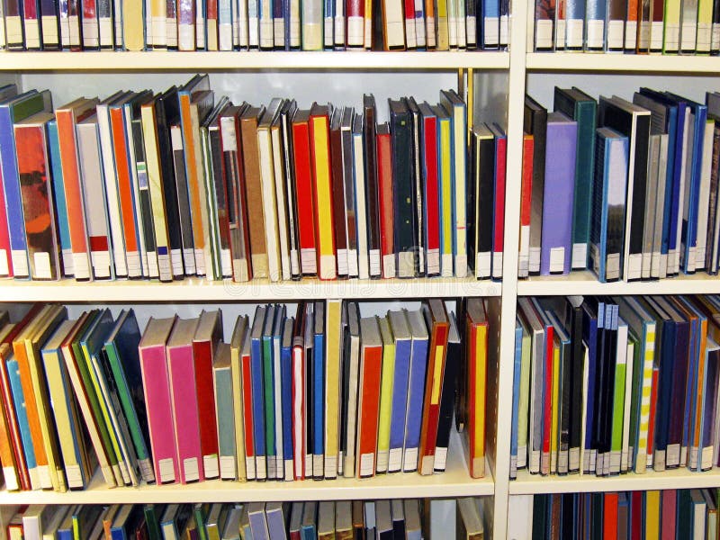 Library stacks stock photo. Image of stacks, library, perspective - 5441520