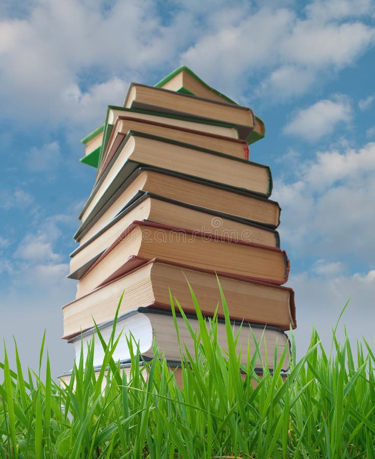 Stack of books stock image. Image of classics, bibliography - 3296269