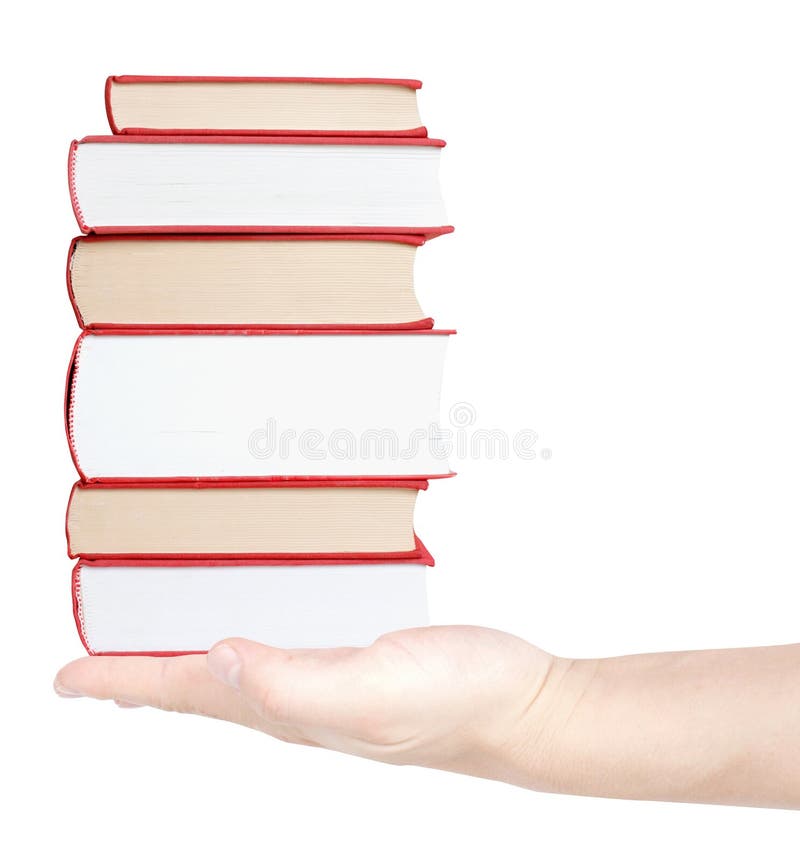 Books stock image. Image of education, business, hand - 17664453