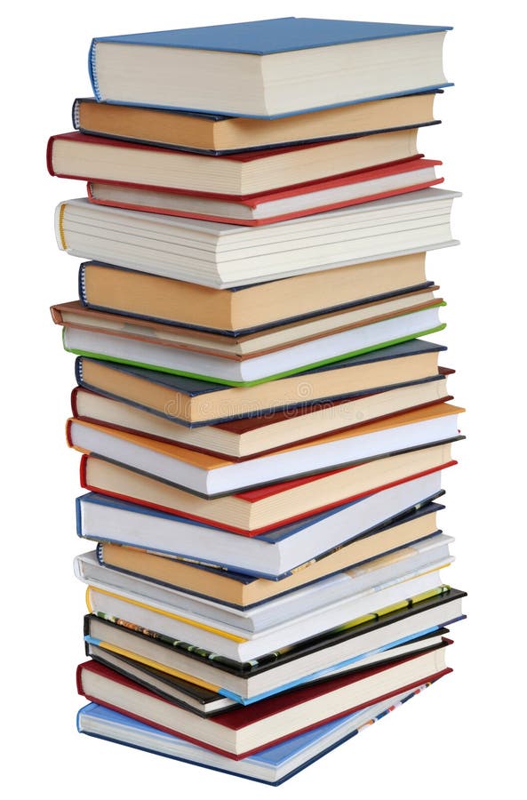 Stack of books stock image. Image of school, paper, color - 39748681