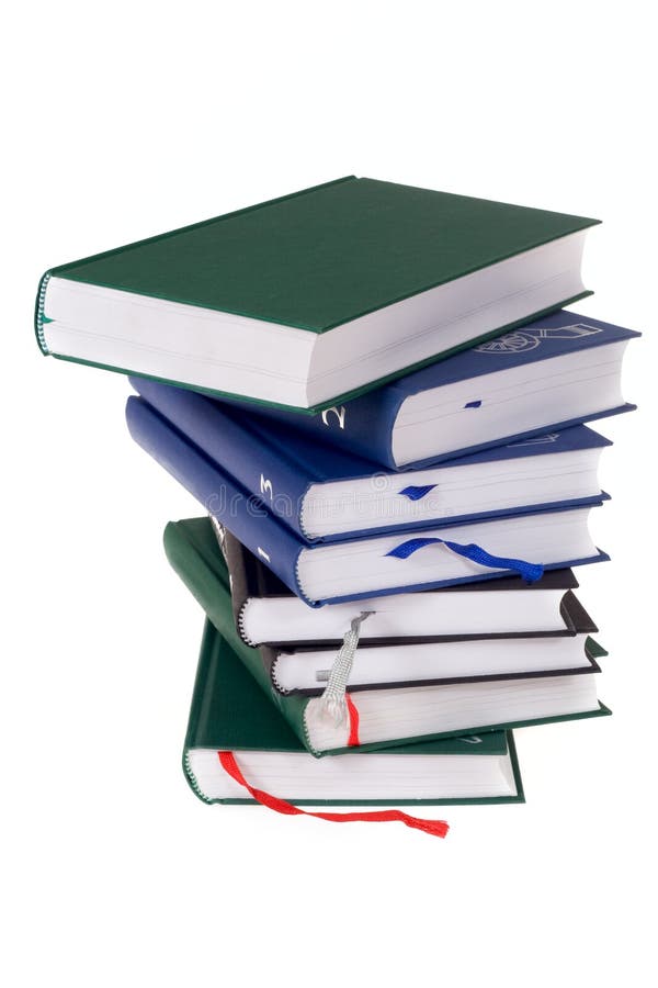 Stack of School Textbooks College Study Books Stock Photo - Image of ...