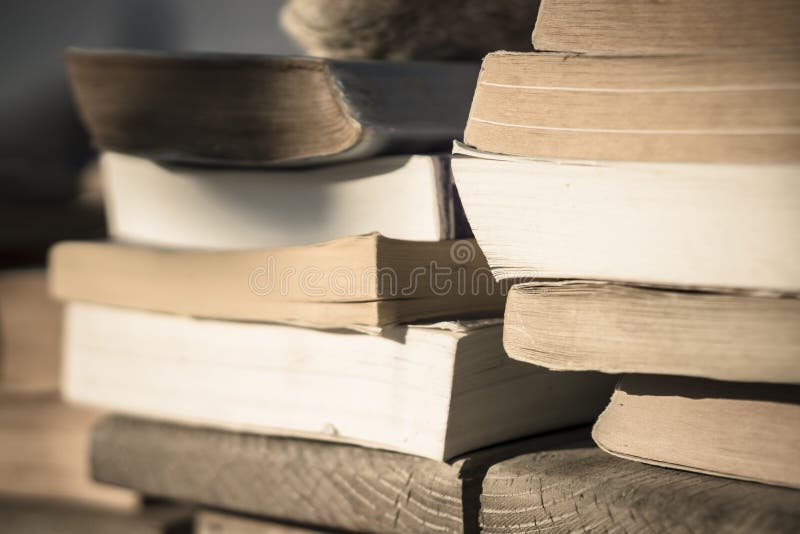 Books on the beach 2 stock photo. Image of close, faded - 86694388