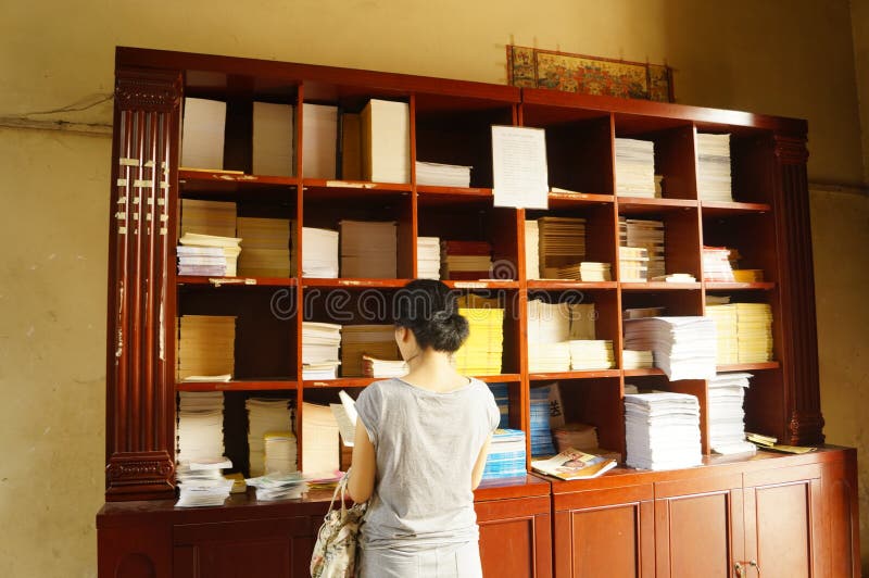 Books and a Bookcase in the Temple Editorial Image - Image of culture ...