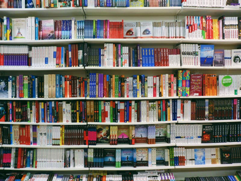 Books on the Bookshelves, Texture Editorial Photo - Image of bookcase ...