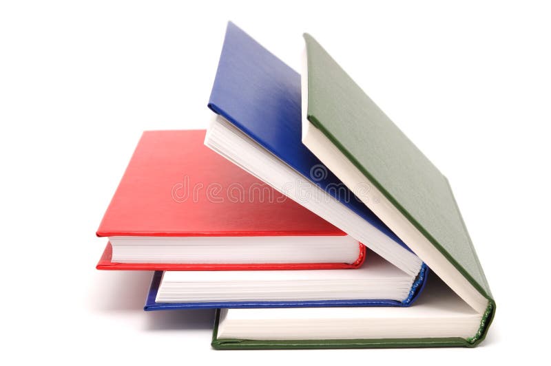 Books with Bright Colour Covers. Stock Photo - Image of little, cover ...