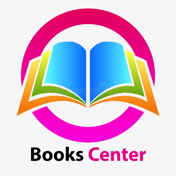 Books Center symbol stock vector. Illustration of abstract - 140768418