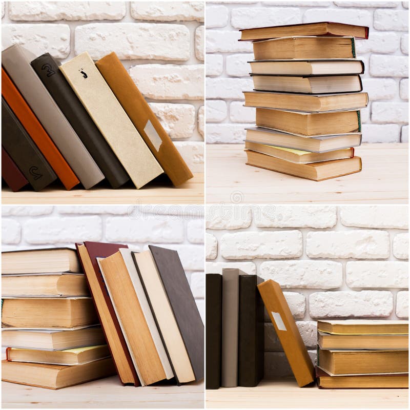 Books collage stock photo. Image of health, books, education - 61687306