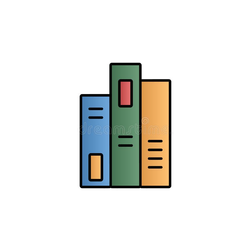 Books Color Gradient Vector Icon Stock Illustration - Illustration of ... Books Color Gradient Vector Icon Stock Illustration - Illustration of ...