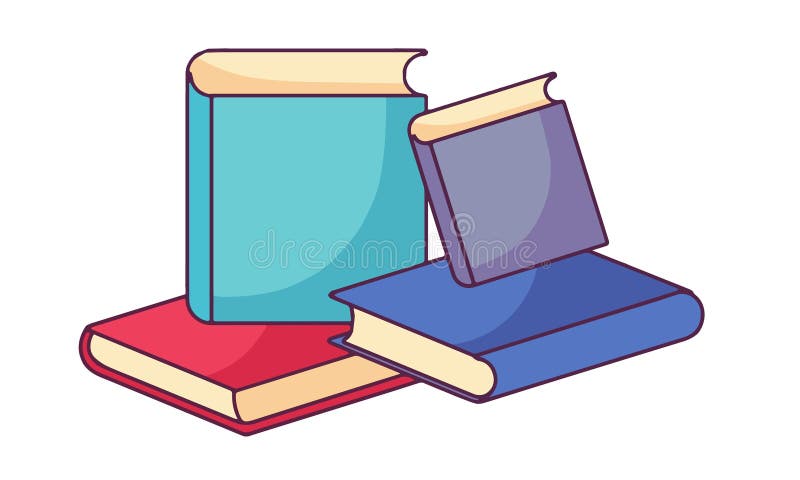Books 3d Varities Position Design Stock Illustration - Illustration of ...