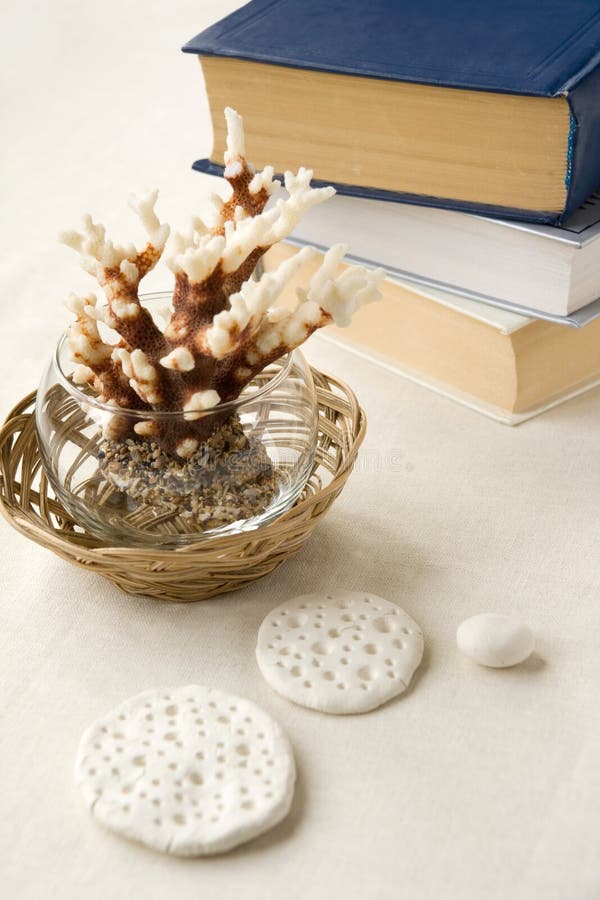 Books and Decoration Elements Stock Photo - Image of glass, craft: 14652692