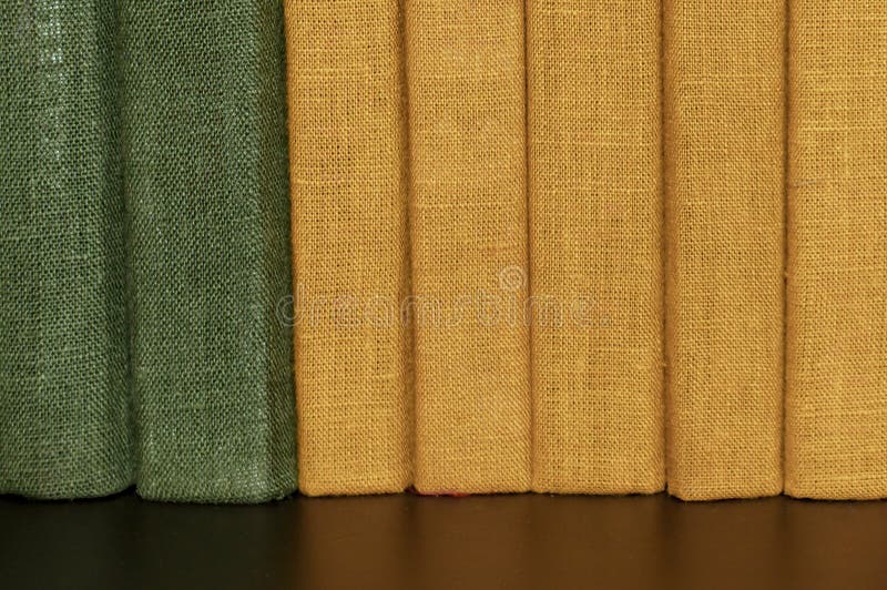 Books of Different Colors on a Bookshelf Stock Image - Image of story ...