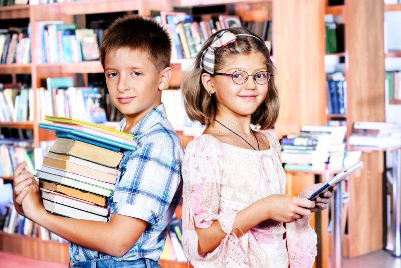 Books and e-reader stock image. Image of envy, elementary - 26800805