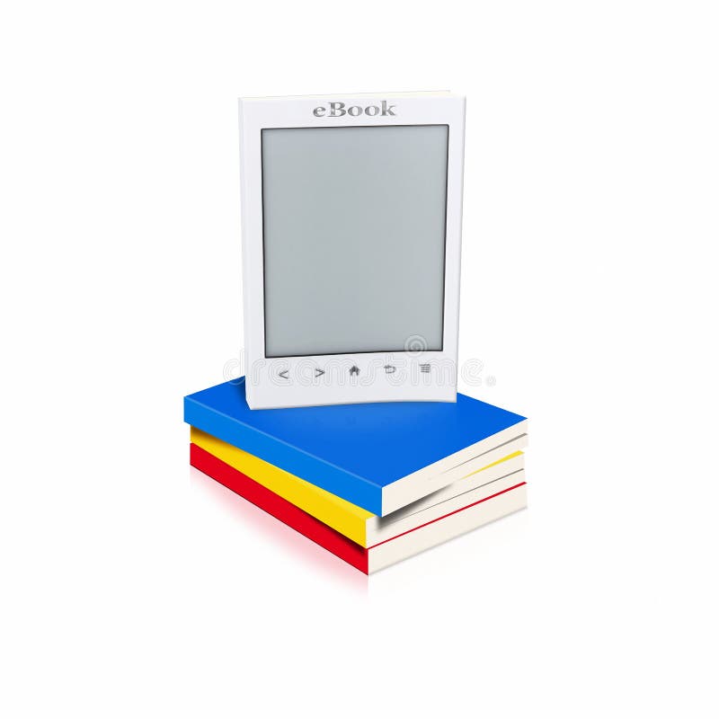 Books and eBook stock illustration. Illustration of technology - 29225680
