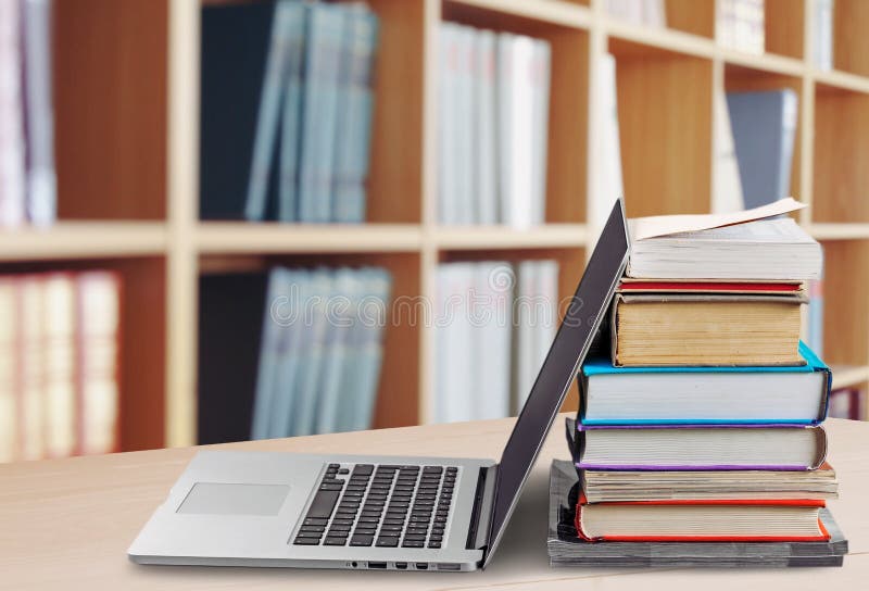 Books stock image. Image of business, computer, office - 60265443