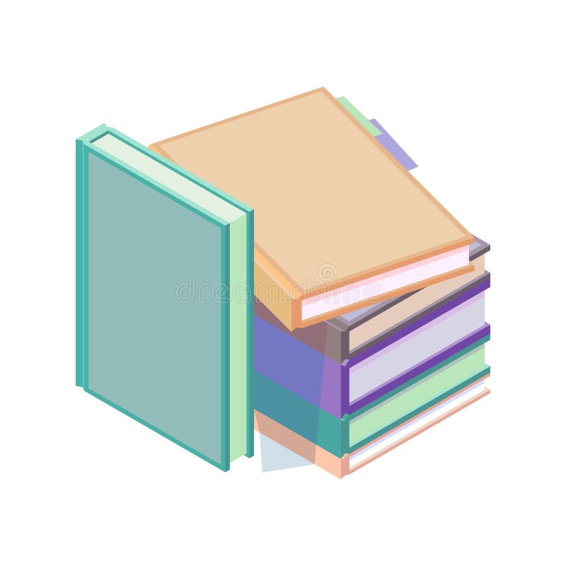 Books in Flat Design Style, Vector Illustration Stock Vector ...