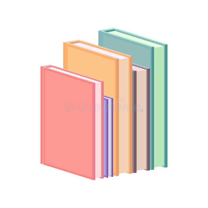 Books in Flat Design Style, Vector Illustration Stock Vector ...