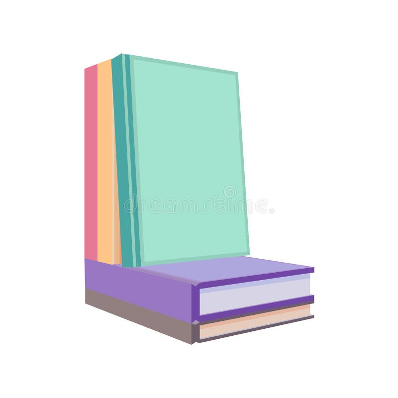 Books in Flat Design Style, Vector Illustration Stock Vector ...