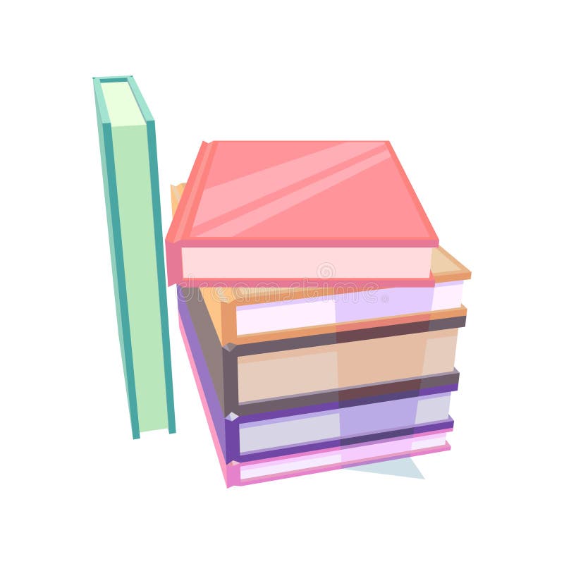 Books in Flat Design Style, Vector Illustration Stock Vector ...